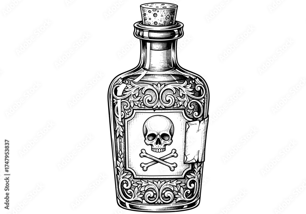 Stock-Vektorgrafik „Black and white vector illustration of vintage ...
