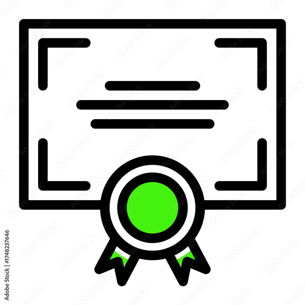 Legal Award Certification icon from the Notary icon collection (Outline ...