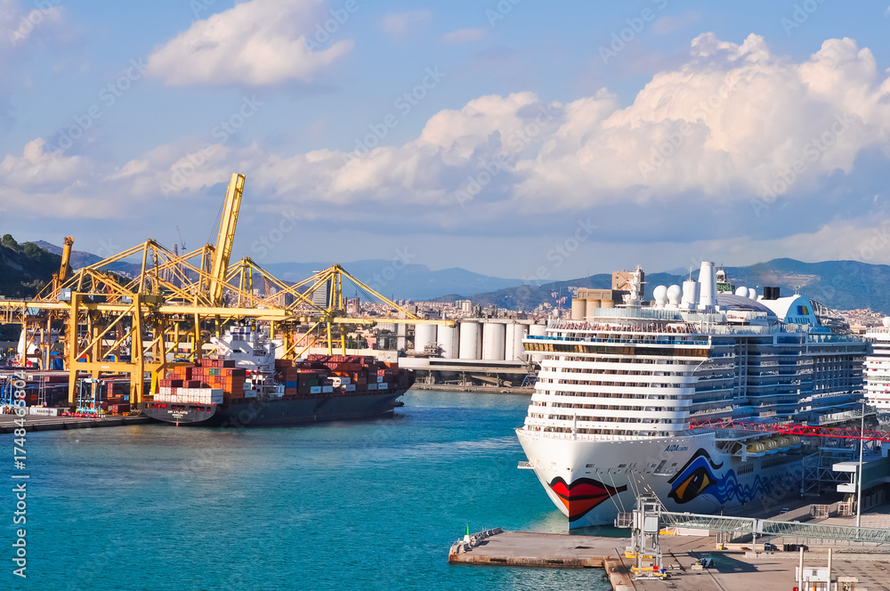 Barcelona, Spain - September 26, 2025: New German-built cruise ship ...