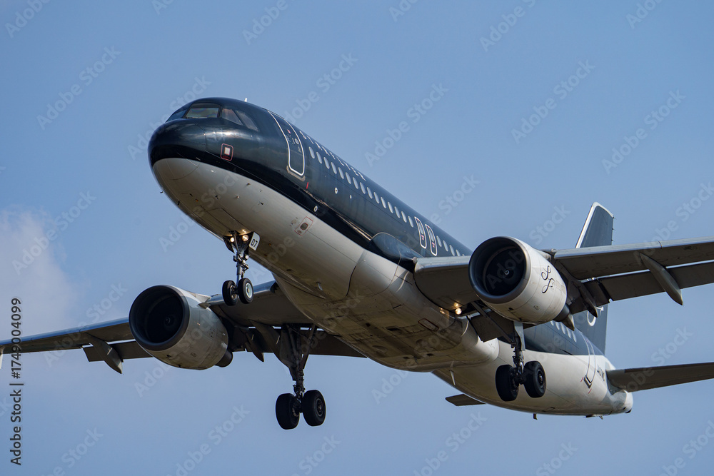スターフライヤー Star Flyer SFJ Airbus A320 airliner Stock Photo | Adobe Stock