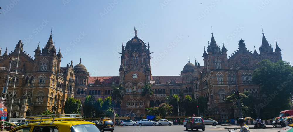 Stock-Foto „4K image of Chhatrapati Shivaji Terminus (CSMT) Mumbai City ...