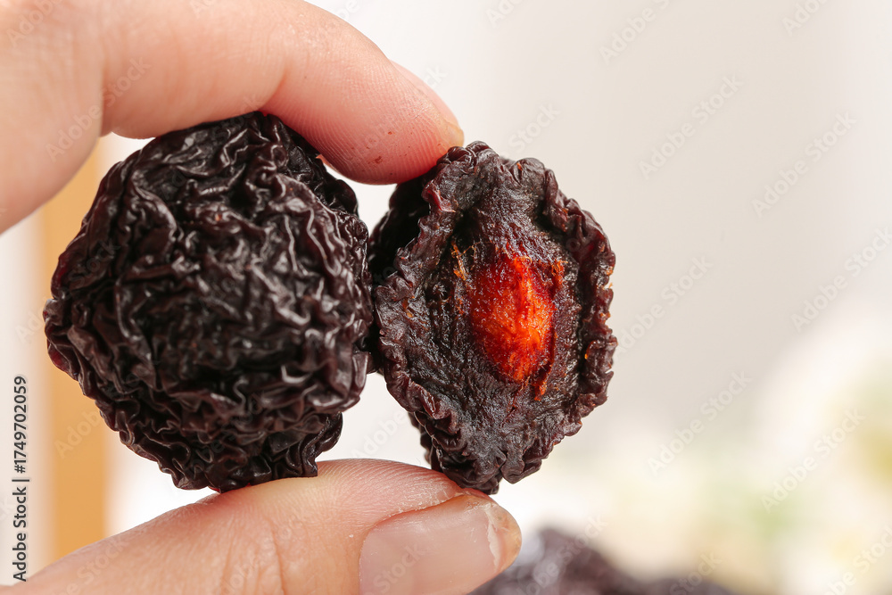 Dried Candied Plums Traditional Asian Preserved Fruit Snack Hand ...