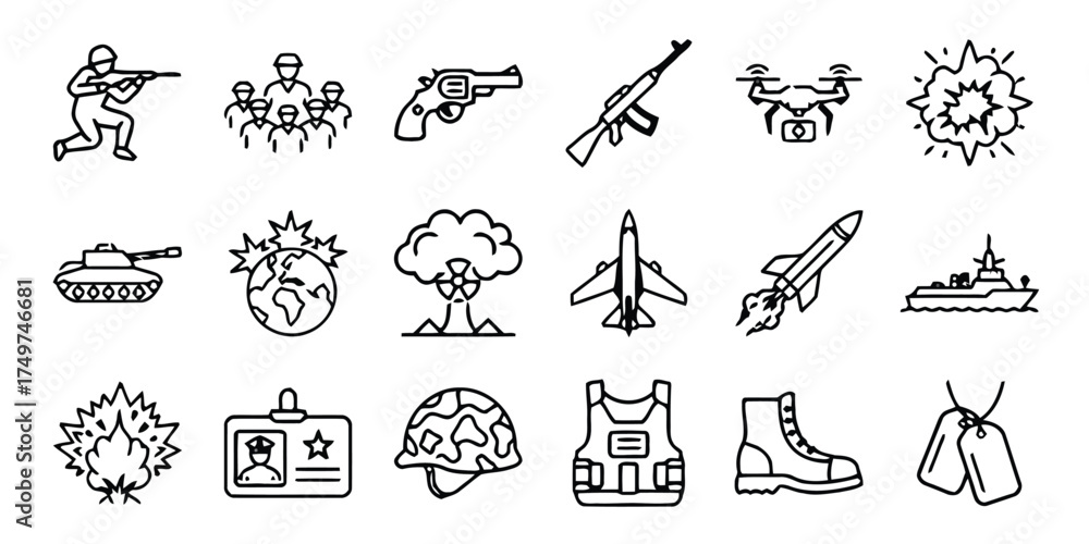 military, combat, soldier, army, war, weapon, vehicle, tank, airplane ...