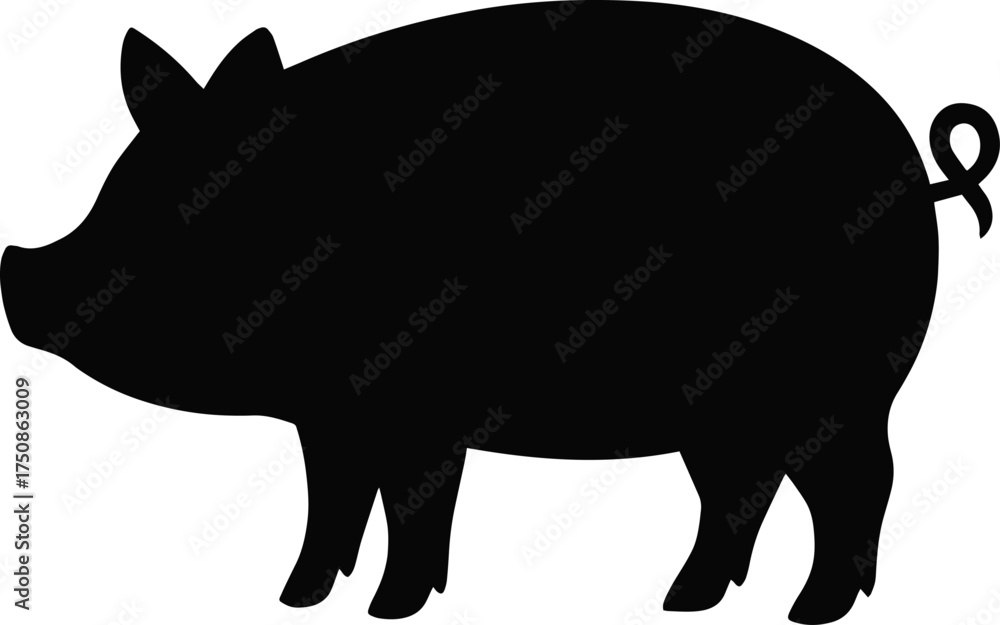Pig Adobe Illustrator AI Source File – Fully Editable & Convertible ...