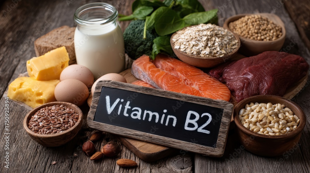 Vitamin B2 (Riboflavin) Rich Foods: Salmon, Eggs, Milk, Cheese, Nuts ...
