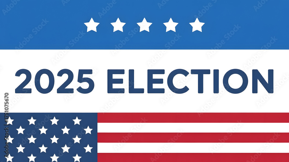 USA 2025 Presidential Elections Event Banner, background, card, poster ...