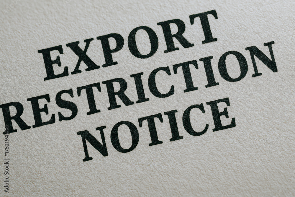 Export restriction notice rare earth geopolitical impacts on global ...
