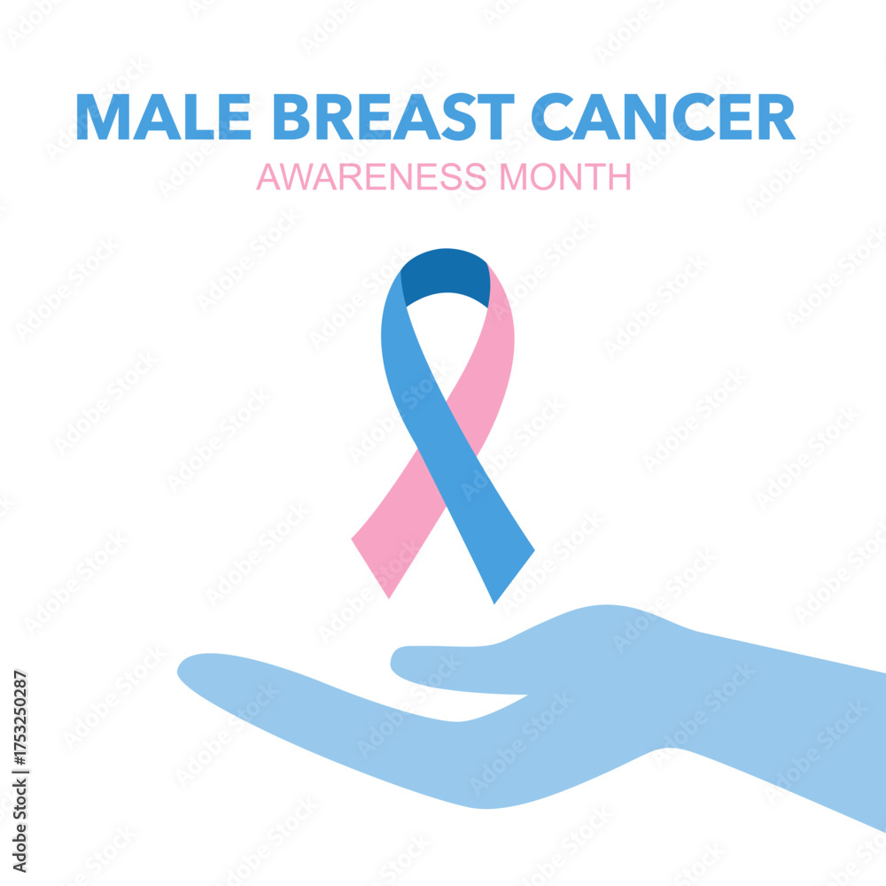 Medical vector illustration.Symptoms of breast cancer in males ...