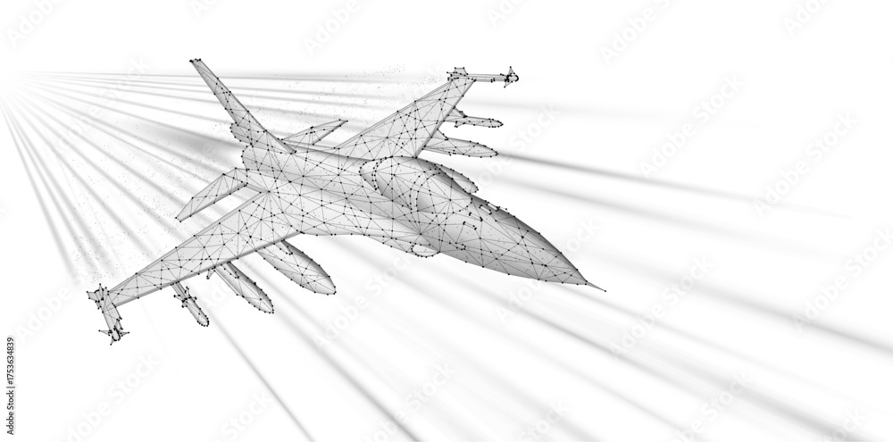 Fighter jet. Military aircraft, Aerospace innovation, AI in Air defense ...