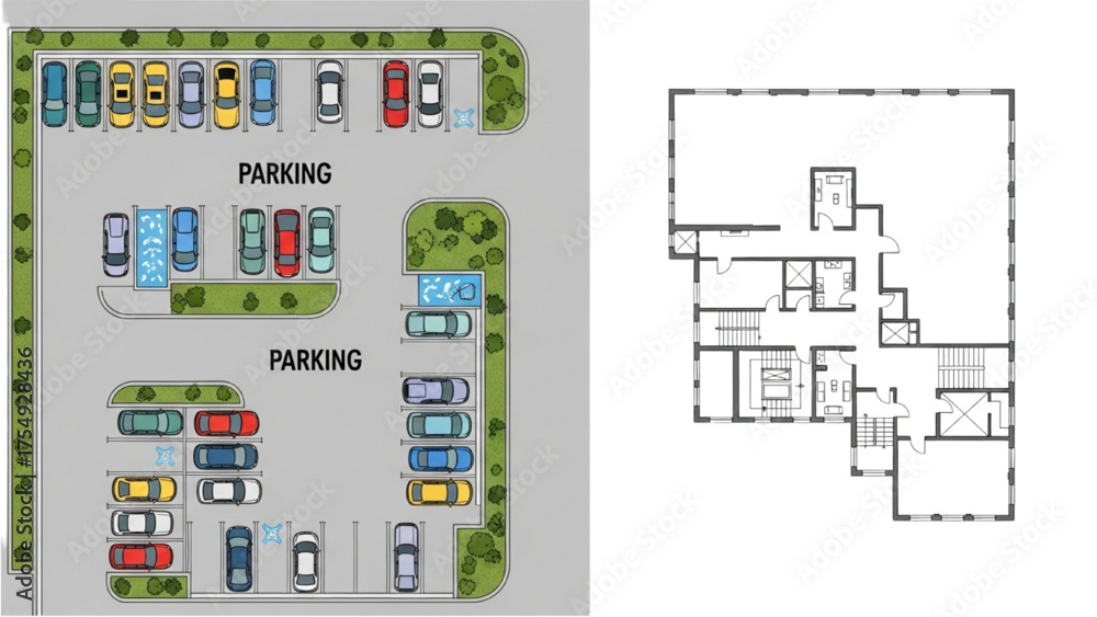 Comprehensive Urban Planning Design Detailed Architectural Floor Plan ...