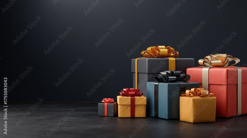 Stunning gift boxes in modern, vibrant colors for birthdays, holidays ...