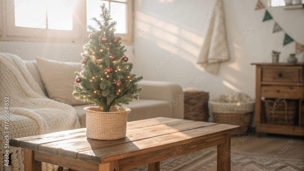 cozy christmas home decor ideas Cozy indoor scene featuring a small ...