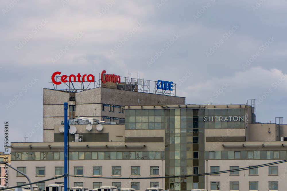 Sheraton hotel building and former Centra Exide company headquarters ...