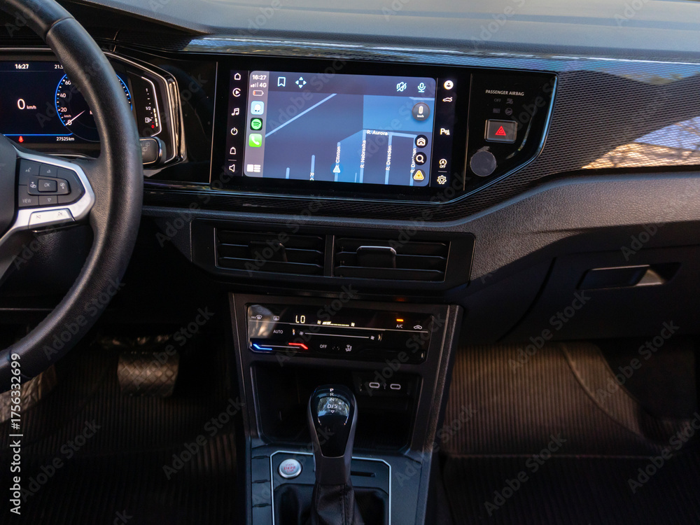 Volkswagen Polo Highline VW Play infotainment screen, Modern hatchback ...