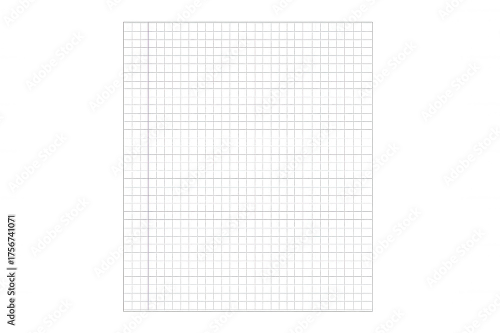 Graph paper sheet blank template for notes and study, grid paper ...