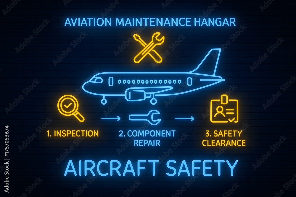 Aircraft Safety Infographic with Emergency Procedures and Equipment ...