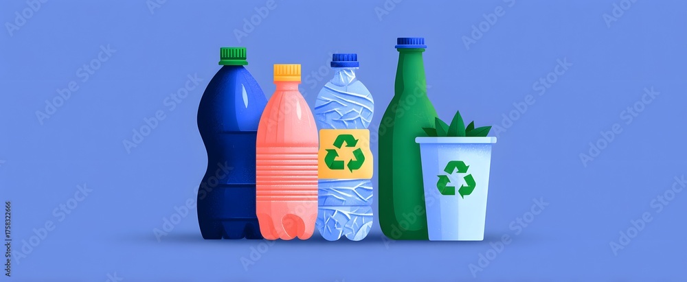 Illustration Stock Incentivizing plastic return programs promotes ...