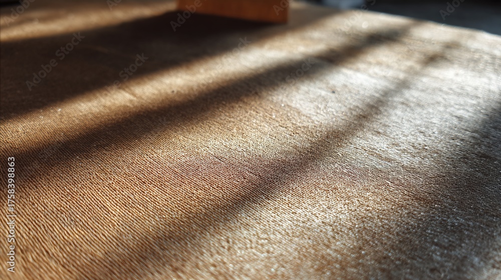 sandpaper. Wood surface with uniform scratch patterns from sanding ...