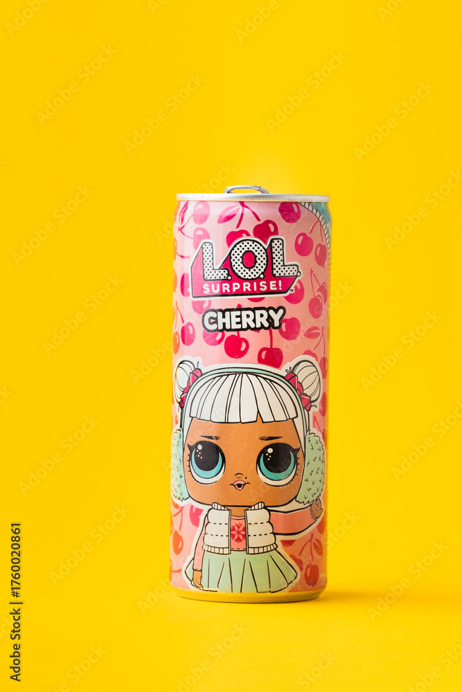 Kyiv, Ukraine - July 19, 2025: LOL surprise non-alcoholic sparkling ...