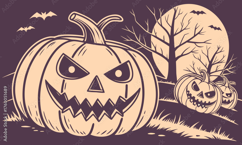 Spooky Halloween Jack-O'-Lanterns: Scary Pumpkin Carving Ideas for ...