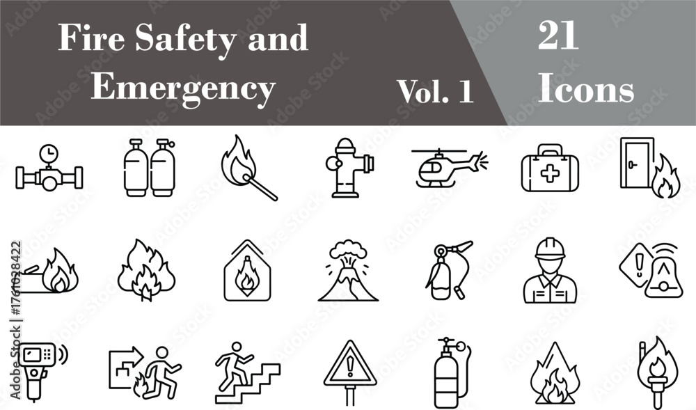 Fire Safety Emergency Protection Alarm Rescue Hazard Prevention Safety ...