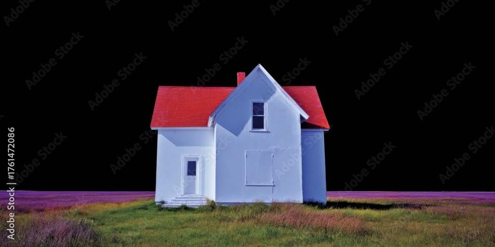 Premium Spooky Halloween Haunted House with Ghostly Architecture Modern ...