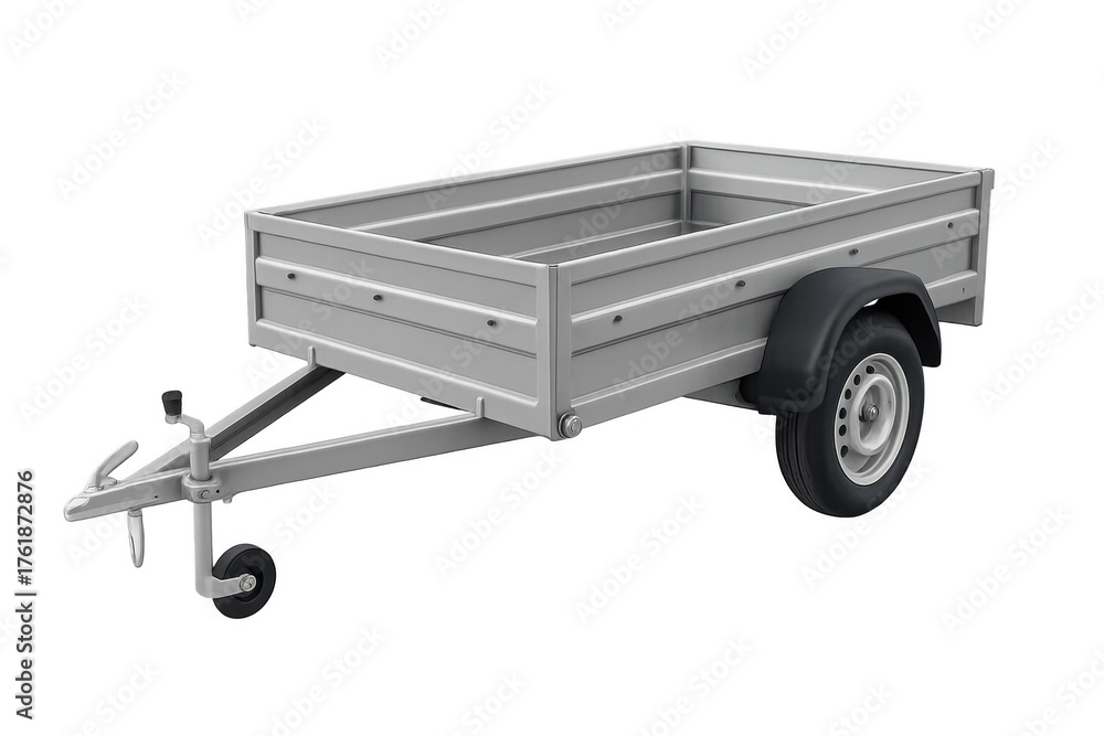 Utility trailer for cargo transport, galvanized steel car trailer on ...