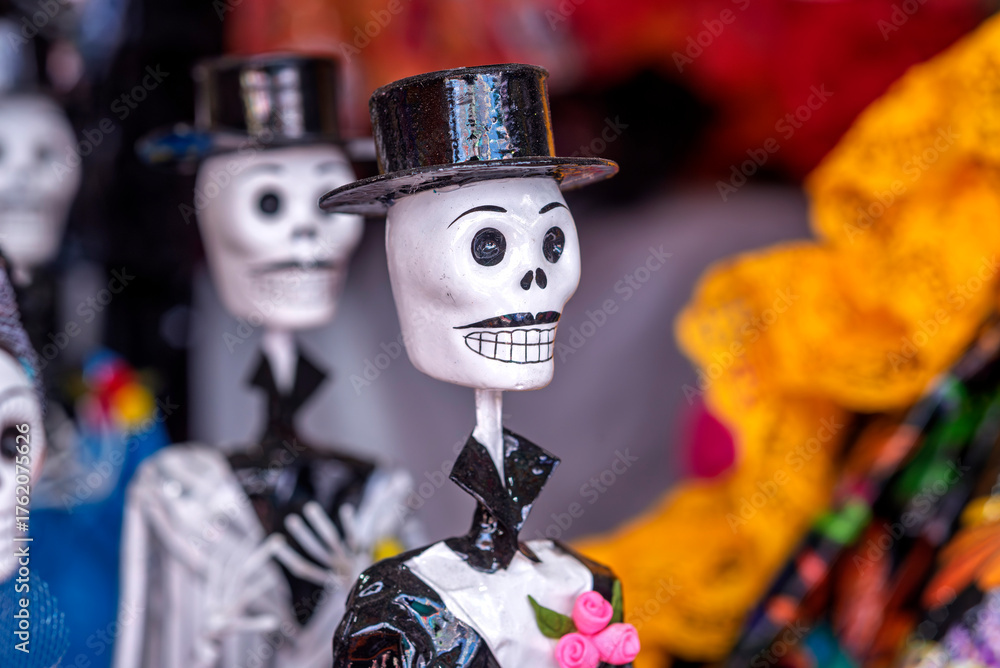 catrín, catrines, catrín mexicano, papel maché, papel mache, figura de ...