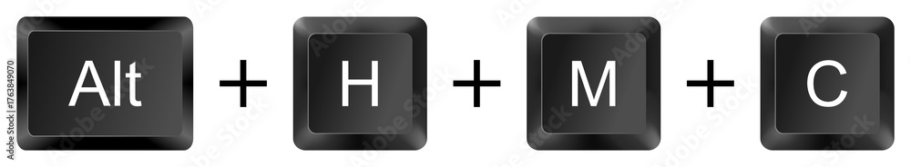 Alt + H + M + C Excel keyboard shortcut for merge center command ...