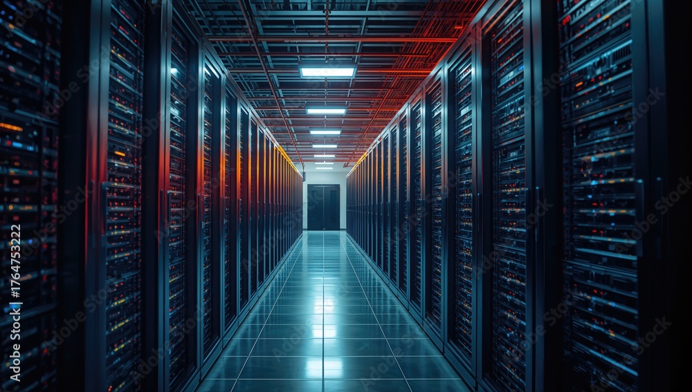 Server rack with multiple hard drives Stock Photo | Adobe Stock