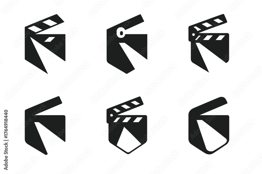 Celebrity Logo Set. TV personalities and celebrities. Set Logo of TV ...