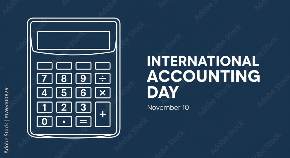 Celebrate International Accounting Day November 10 with a clean graphic ...
