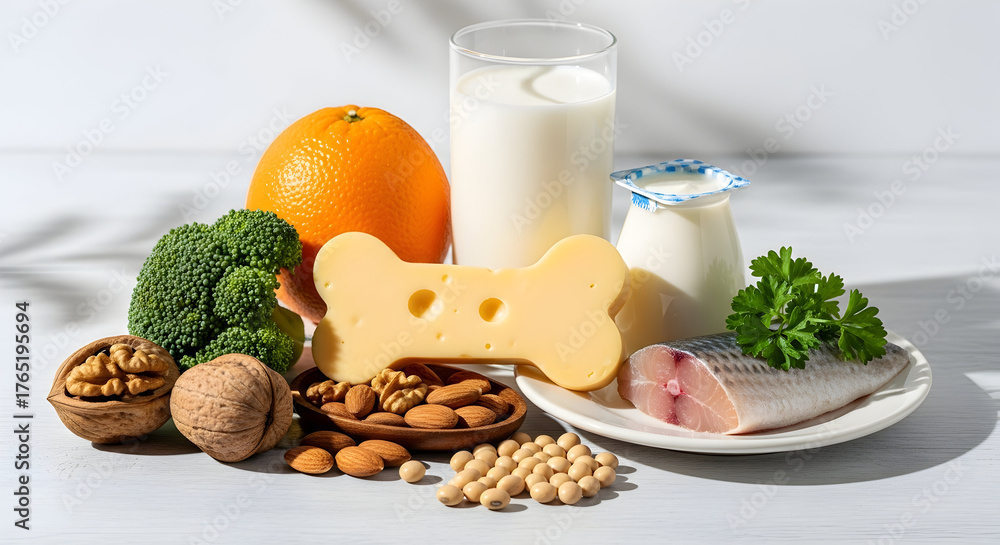 Healthy Food for Strong Bones: A Collection of Calcium and Vitamin D ...