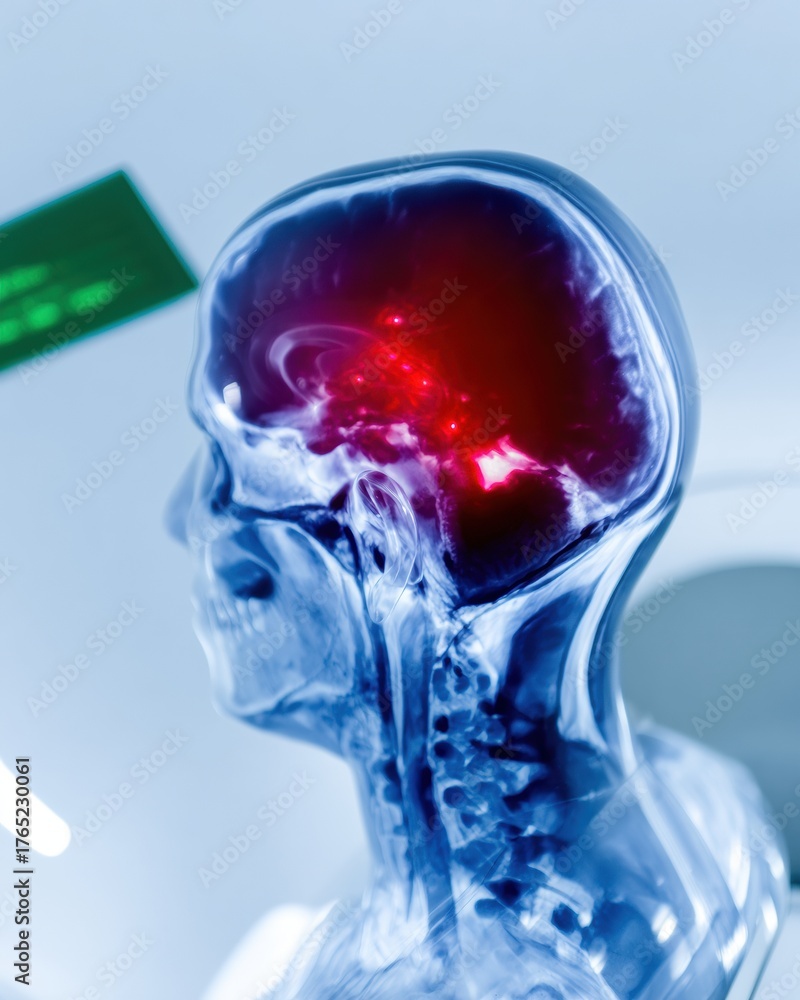 Foto de Stock Modern Precision Medicine Patient MRI with Molecular ...