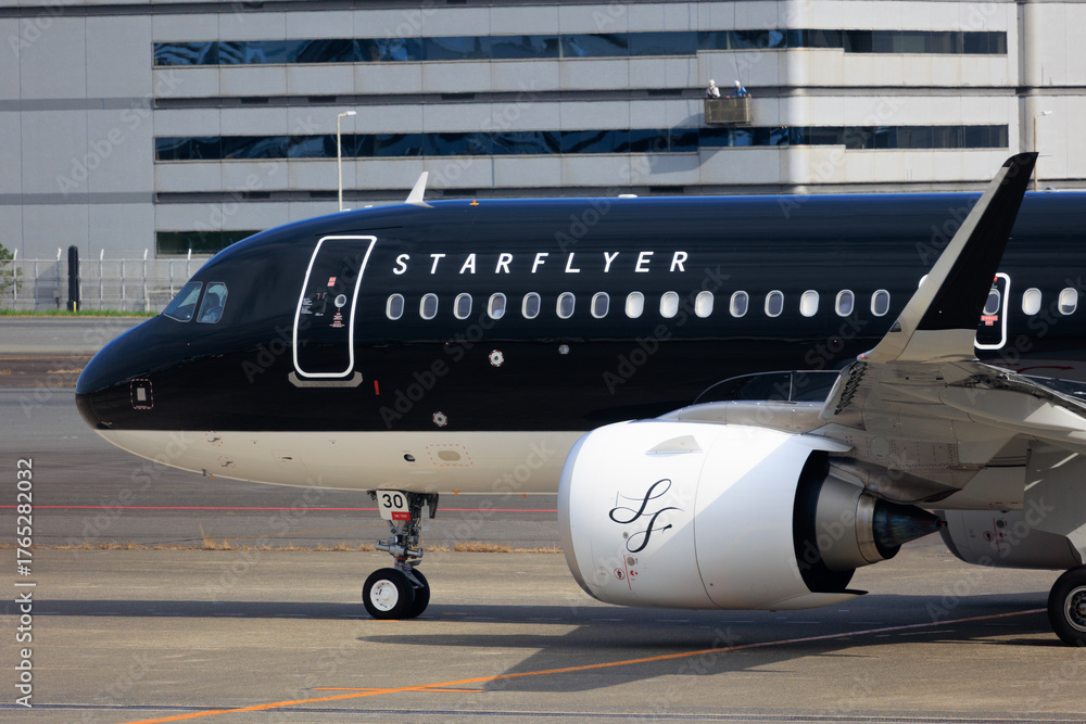 Photo Stock okyo Japan - 2025 August 28: A Starflyer Airbus A320 ...