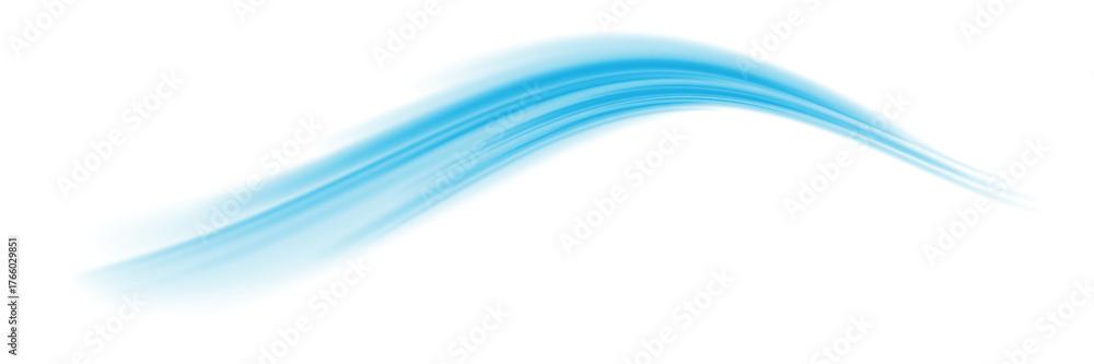 Vektor cool airflow effect with light blue waves and dynamic motion ...