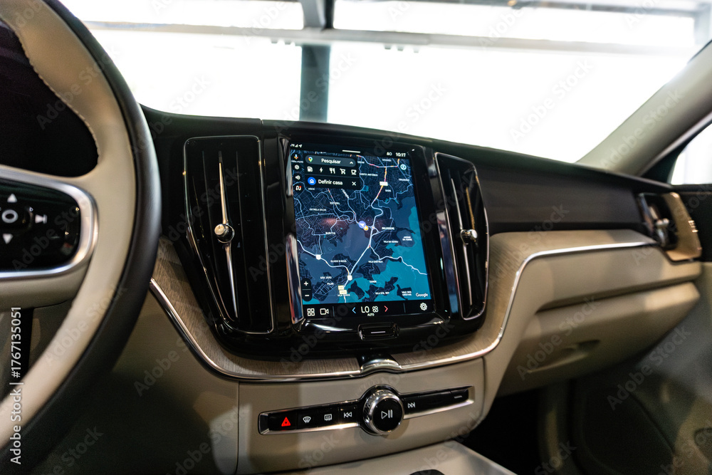 Volvo XC60 large vertical touchscreen infotainment system with ...