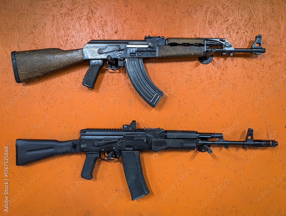 October 25, 2025 Baltics, Old vs New Kalashnikov: A classic wood stock ...