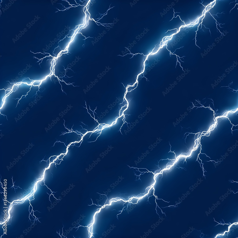 Ilustración de Stock seamless electric plasma pattern, interlaced ...