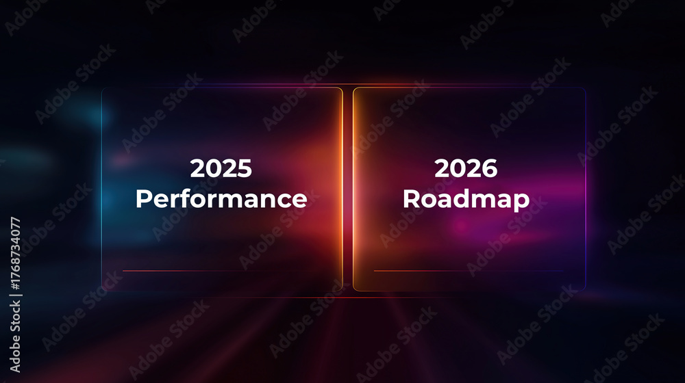 Foto stock di 2026 Roadmap and 2025 Performance Review, Presentation ...