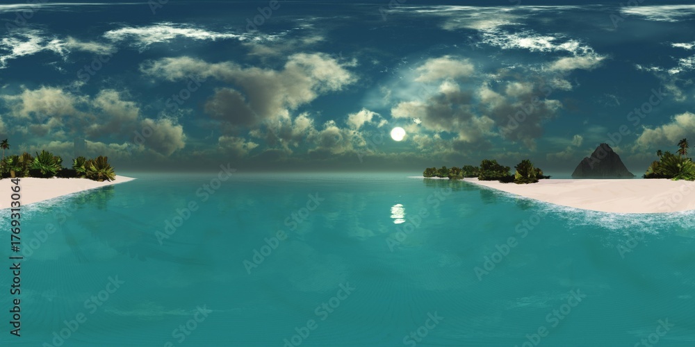 Ilustración de Stock Environment map. HDRI map. Equirectangular ...