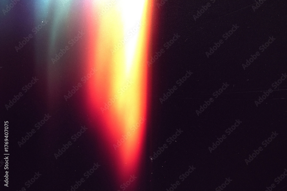 light leak overlay effect with scratch dust and red light leaks,retro ...
