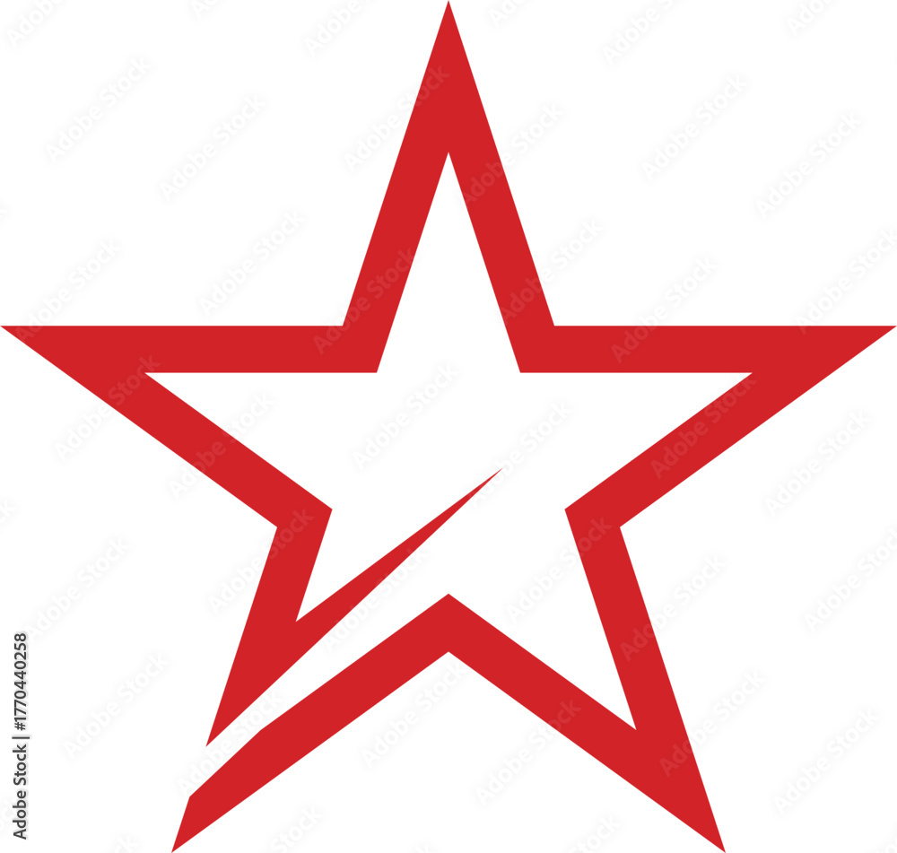 Simple Star Scalable SVG Vector Graphic with Editable Paths and Layers ...