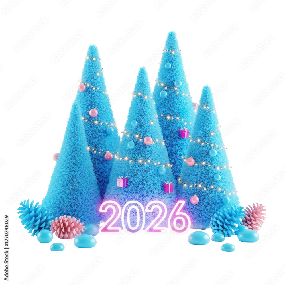 Christmas 2026: An enchanting, futuristic holiday scene featuring ...