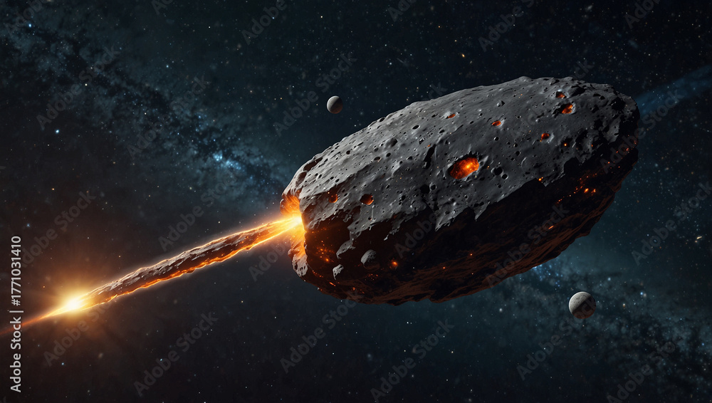 Meteors of space bodies, 3i/atlas comet の Stock イラスト | Adobe Stock