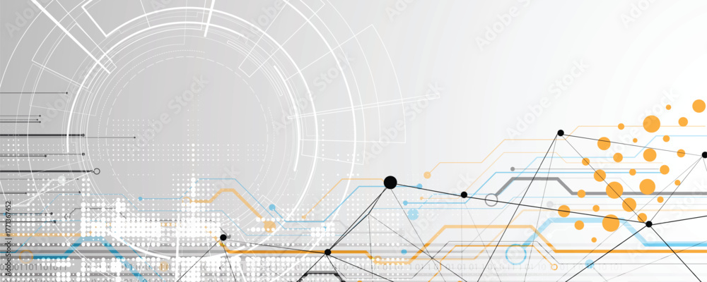 Abstract digital background for concept technology and science Stock ...
