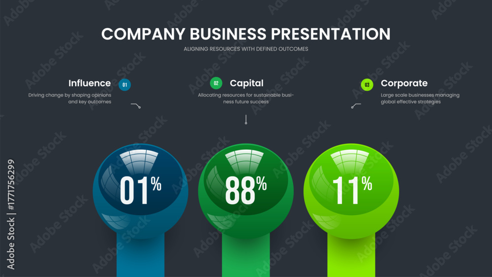 Professional Report Three Step Graph Presentation Layout. Marketing ...