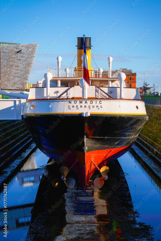 Belfast, Northern Ireland – October 29, 2025: SS Nomadic, a White Star ...
