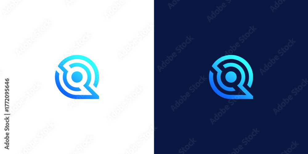 Vector de Stock leter q logo design vecktor suitable for direct use in ...