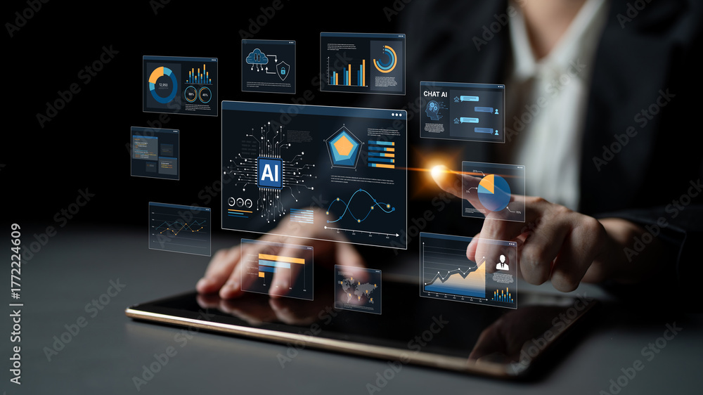 AI Assistant Brain Processor with LLM Technology, Big Data, Machine ...